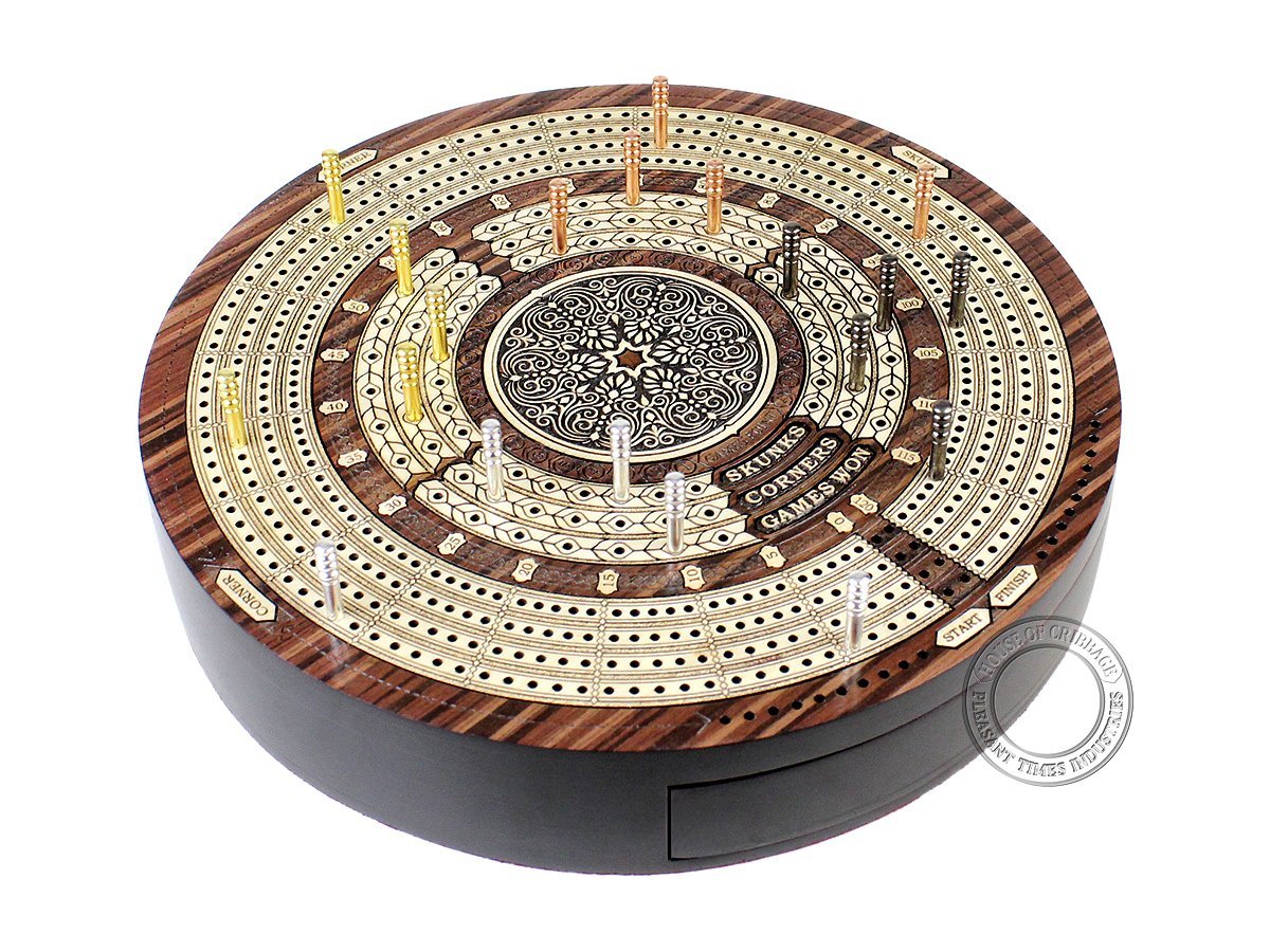 4 Track Cribbage Boards